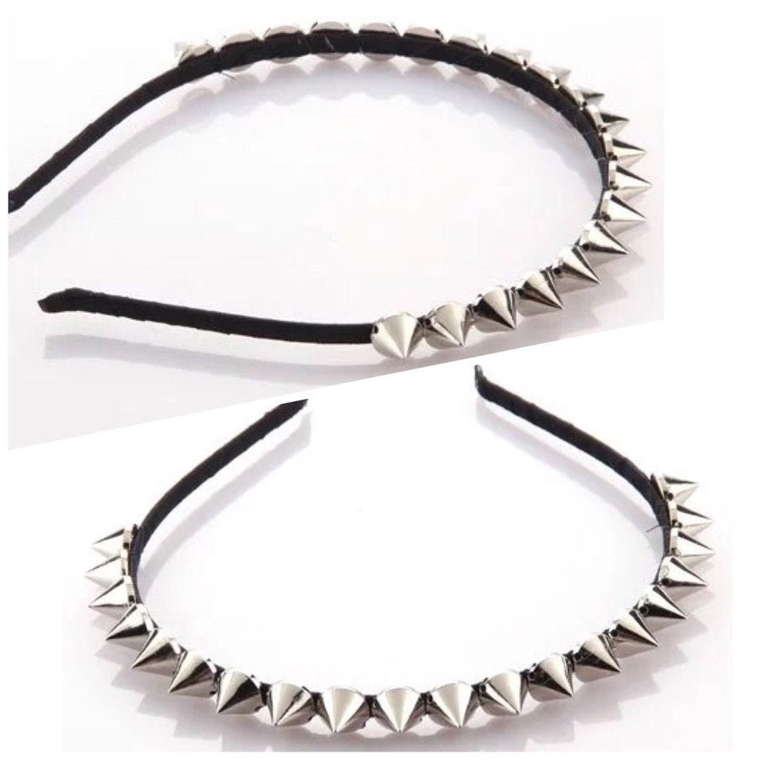 Spike Headband, Studded Headband, Metallic Stud Headband - 3 Colors! - Etsy