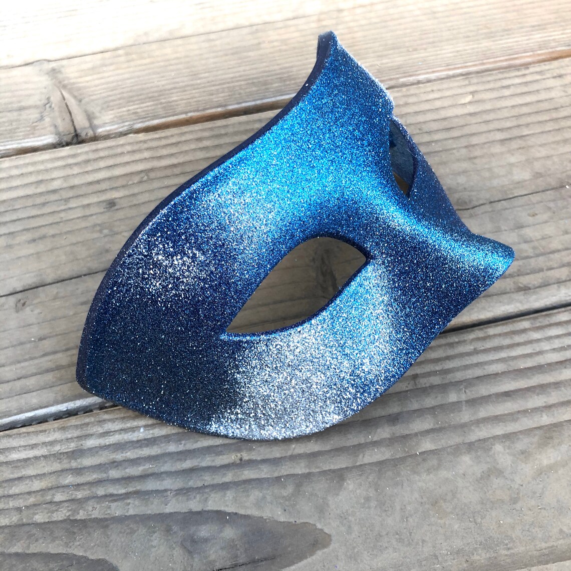 Men Masquerade Mask Midnight Blue Sparkle Men Masquerade - Etsy