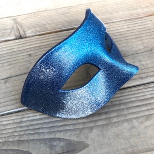 Men Masquerade Mask Midnight Blue Sparkle, Men Masquerade Masks for ...