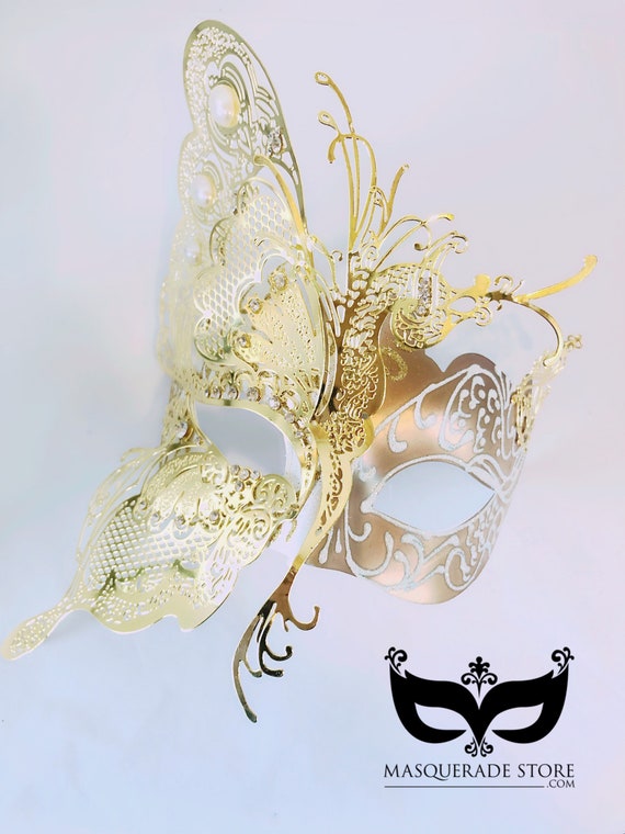 Gold Butterfly Mask