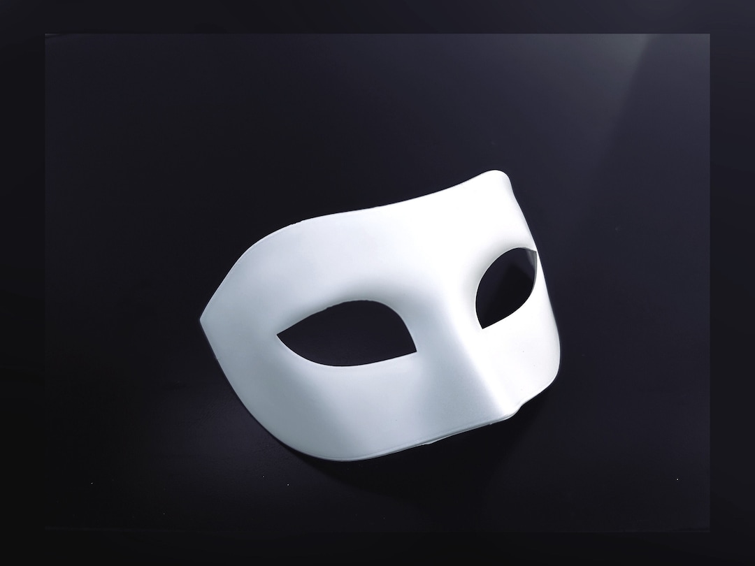 DIY Masquerade Mask, White Blank Mask, DIY Project, Arts and Crafts ...