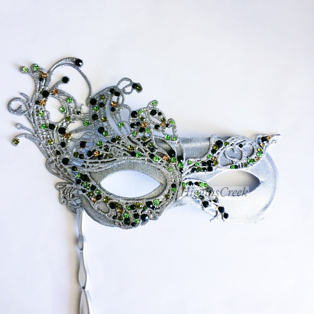 CUSTOMIZED Rhinestone Mask, Women Masquerade Mask, Halloween Masks ...