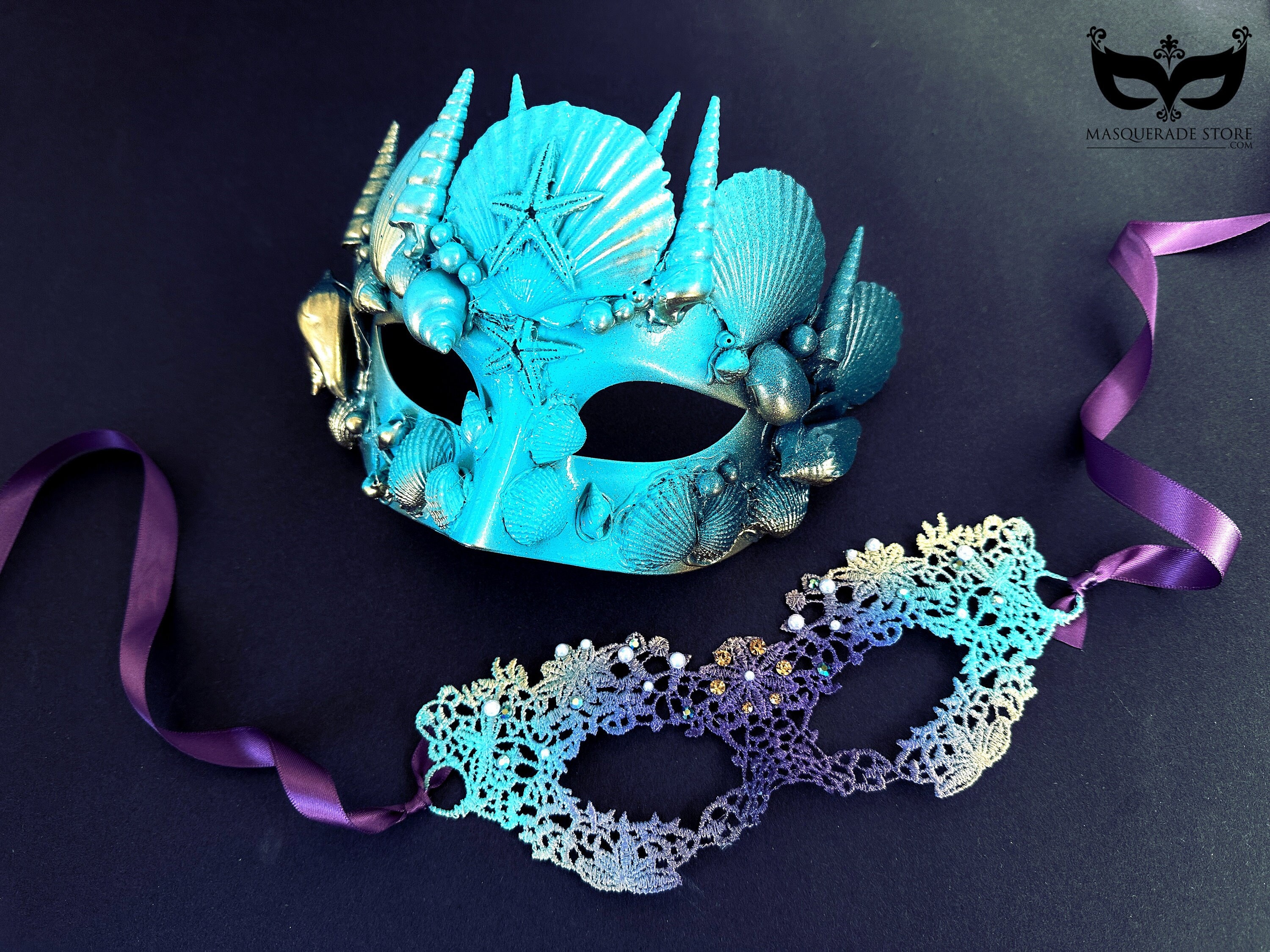 King Triton Matching Mask Set, Daddy Daughter Dance, Under the Sea ...