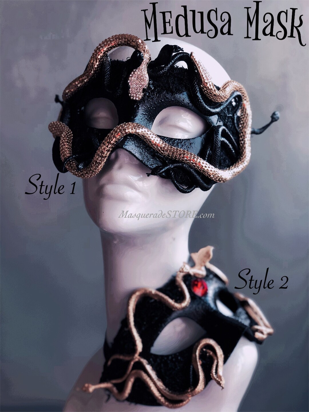 Medusa Costume Snake Mask Animal Mask Halloween Mask, Medusa Costume ...