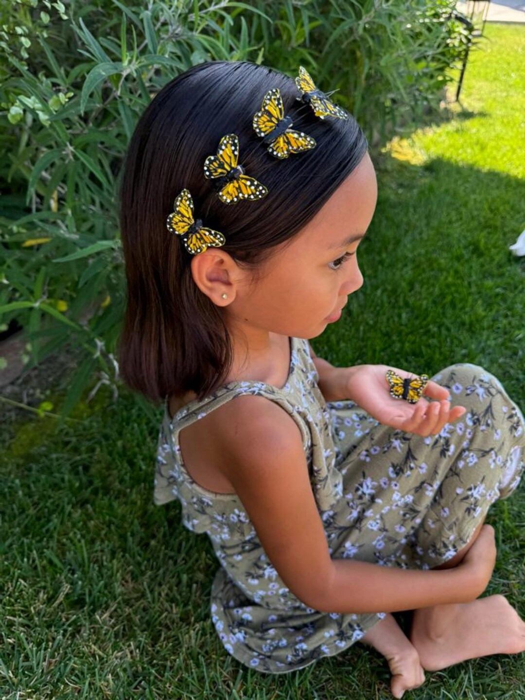 Monarch Butterfly Hair Clips L Small Butterfly Hairclips Women L Kids ...