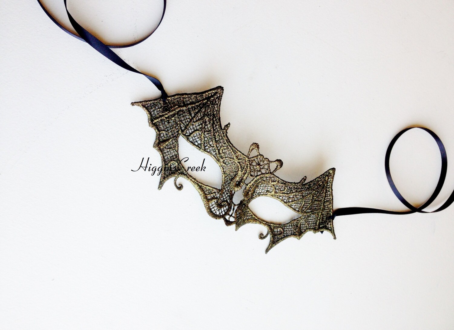 Lace Bat Mask, Adult Child Size, Halloween Masquerade Mask - Etsy