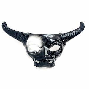 Bull Halloween Mask Bull Horn Mask Oxen Mask Animal Mask Cosplay Rodeo ...
