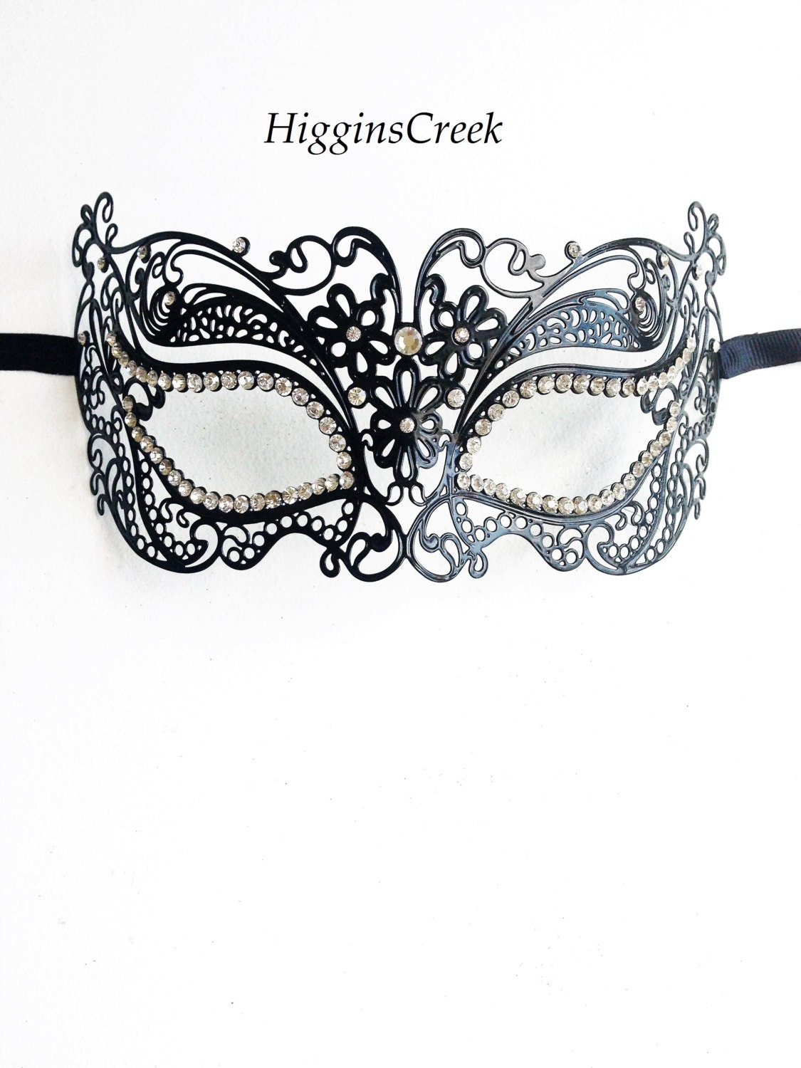 New Masquerade Mask Venetian Crystal Wedding Prom Mask | Etsy