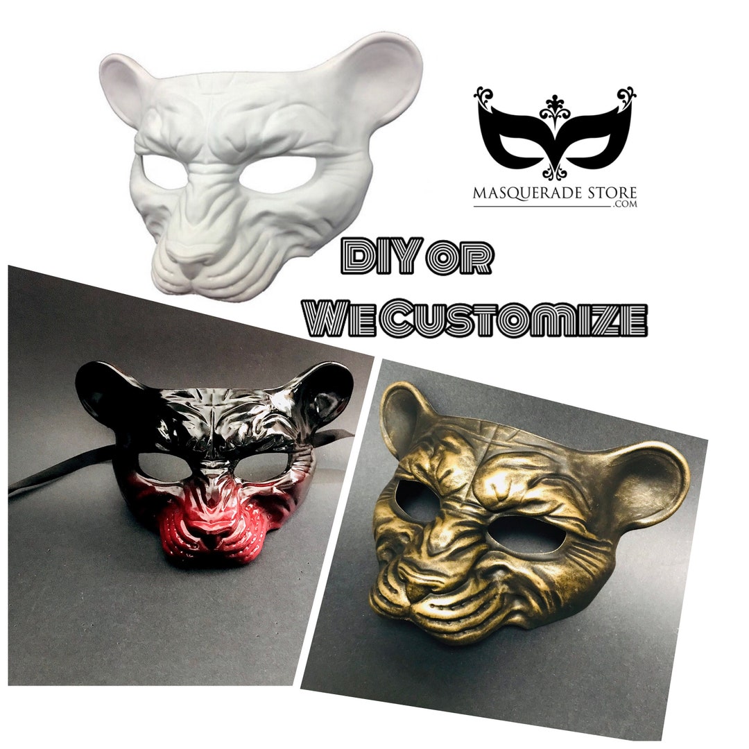 DIY Leopard Masquerade Mask Halloween Mask Lion Mask - Etsy