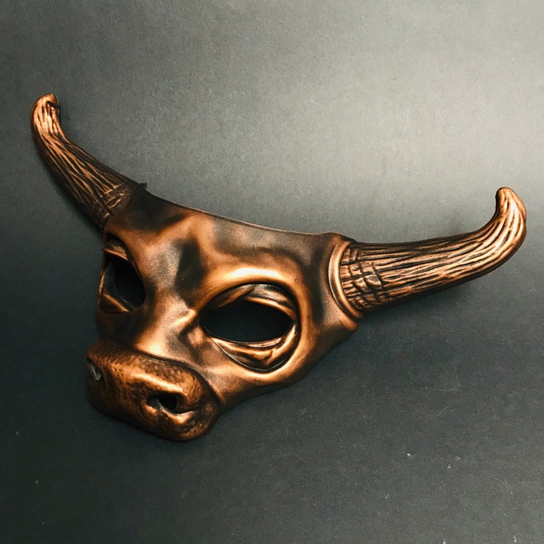 Masquerade Mask Bull Horn Mask Halloween Rodeo Mask Halloween - Etsy UK