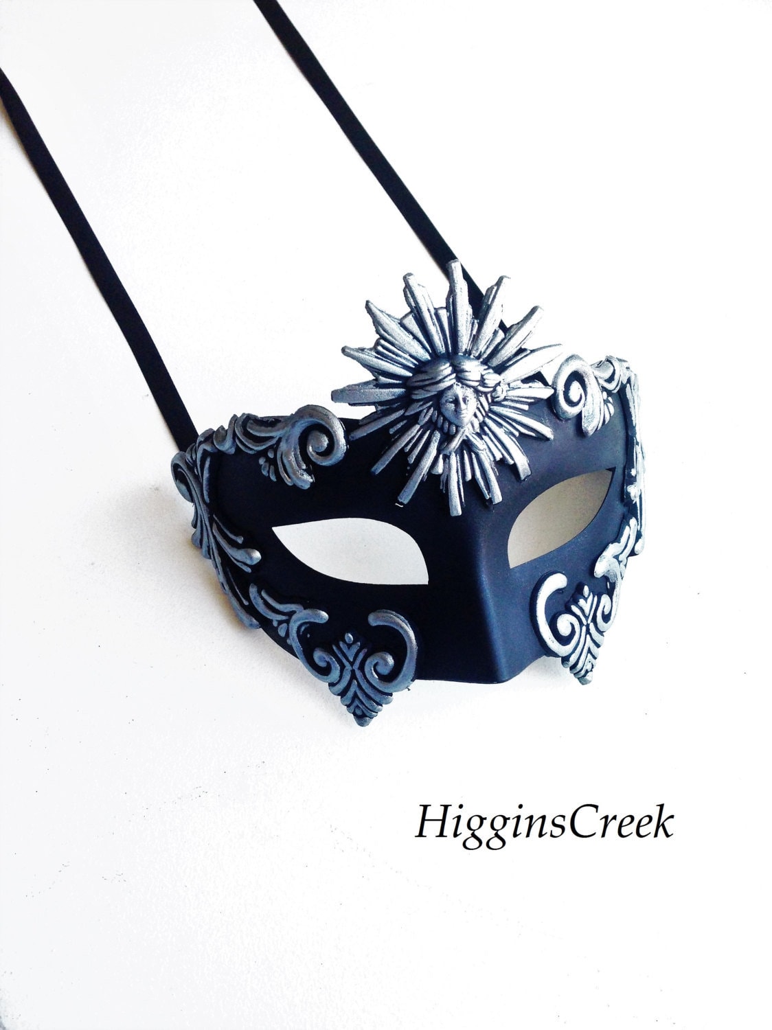 Mens Masquerade Mask Colombina Barocco Venetian Masquerade - Etsy