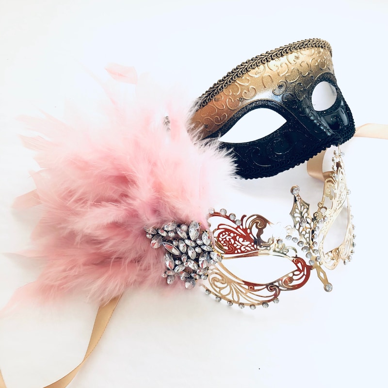 Masquerade Mask Set - Etsy