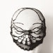 Black Skull Lace Mask, Lace Blindfold Masks, Skull Masks, Masks, Skull ...