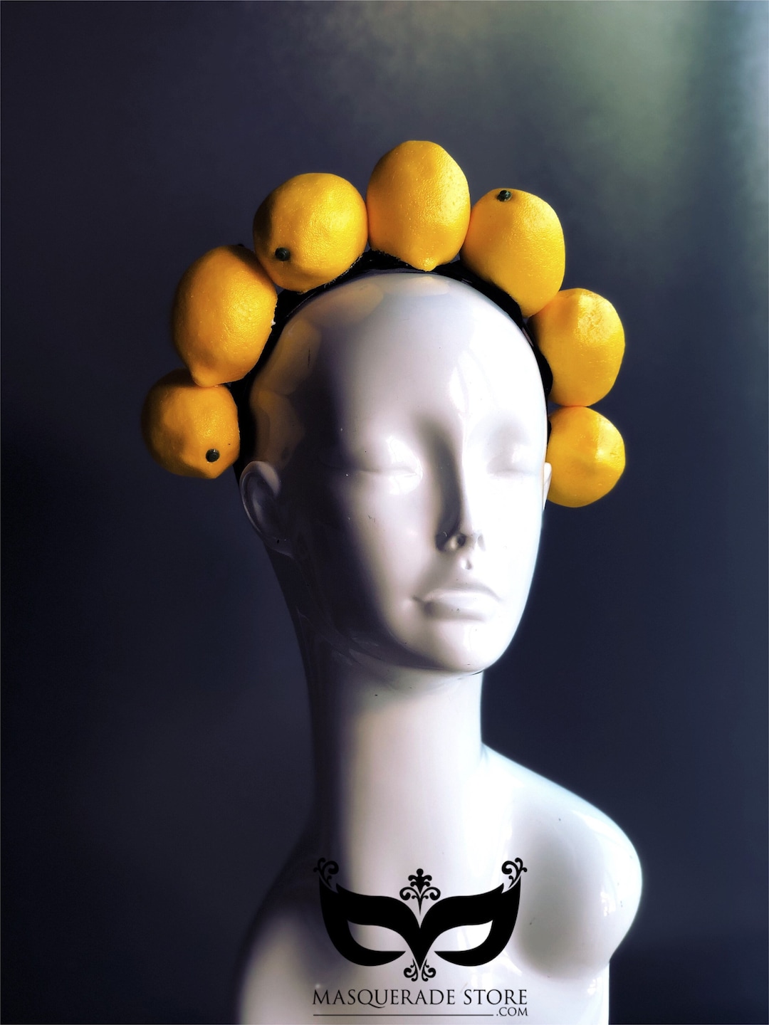 Lemon Headpiece Lemon Hat Yellow Fascinator Hat SUMMER Headband Tea ...