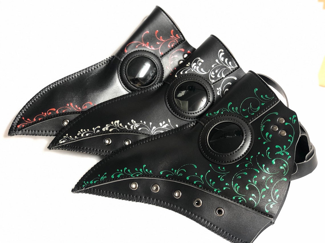 Masquerade Masks Couple's Plague Doctor Masks Bird Mask PU - Etsy