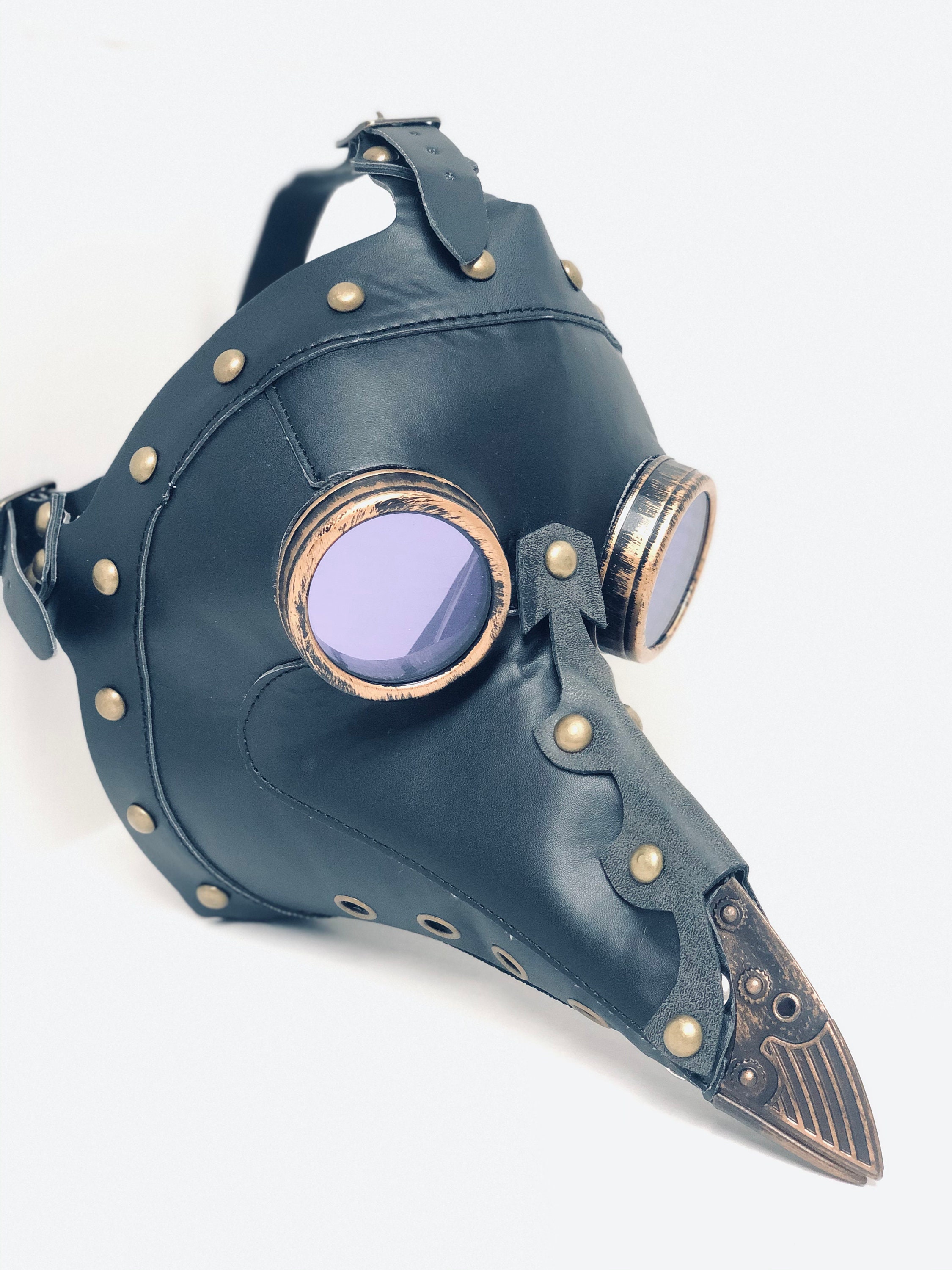 Fashion Plague Doctor Raven Bird Gas Mask Costume Cosplay Burning Man ...