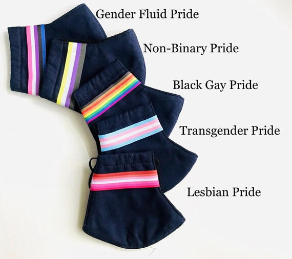 LGBTQ Face Mask Pride Face Masks Pride fabric Face Mask Adult | Etsy