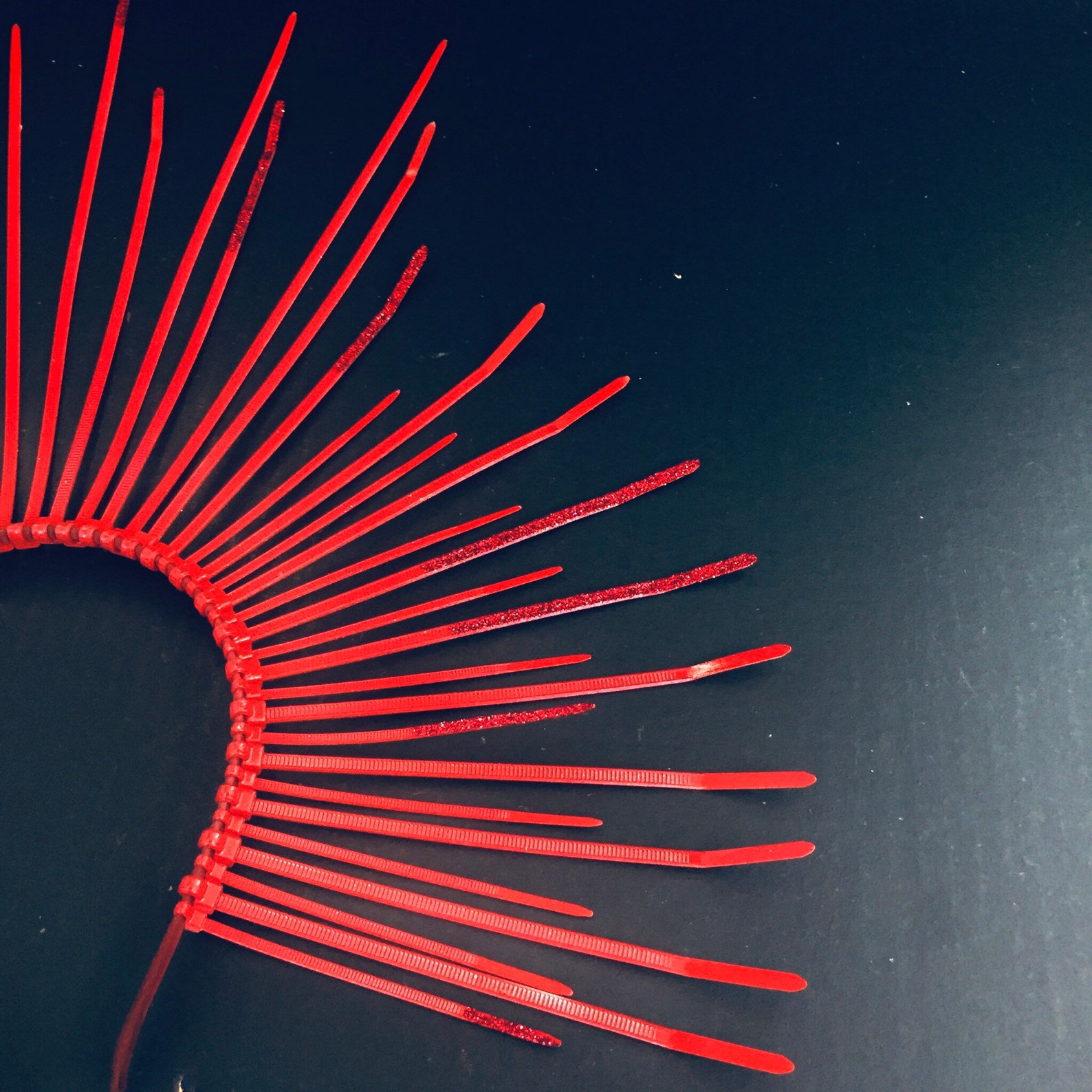 Red Goddess Headdress Heavenly Bodies Gold Headpiece Red Halo | Etsy