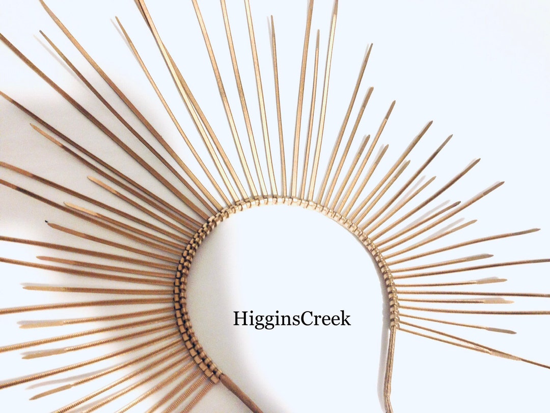 Sunburst Crown L Heavenly Bodies L Goddess Festival Headpiece L ...