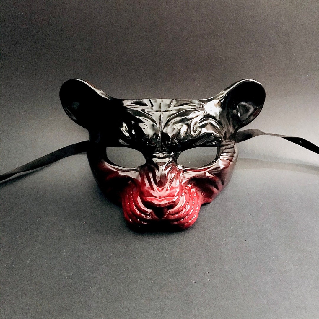 Masquerade Mask DIY Panther Animal Mask Big Cat Mask, Halloween Mask ...