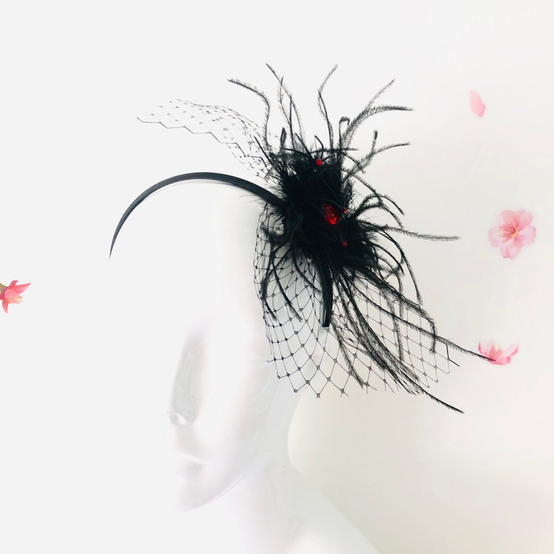 Black Widow Halloween Headpiece Spider Web Headdress Halloween ...