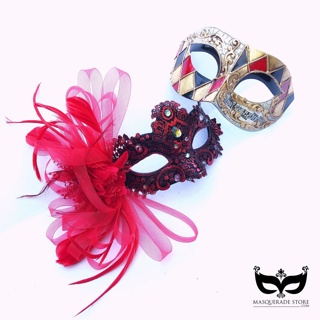 Venetian Masquerade Party Masks, Christmas Masquerade Ball Masks ...