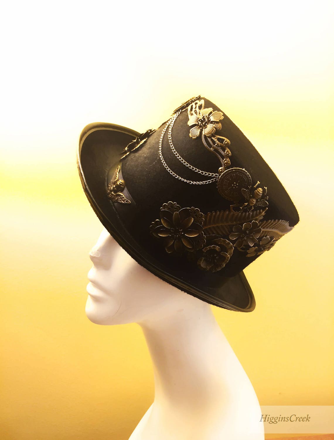 Steampunk Costume Hats and Headgear Neo-victorian Top Hat - Etsy
