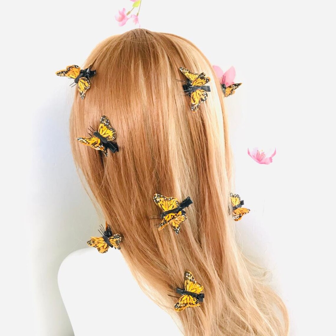 Small Butterfly Hairclips Kids Butterfly Hairpieces - Etsy