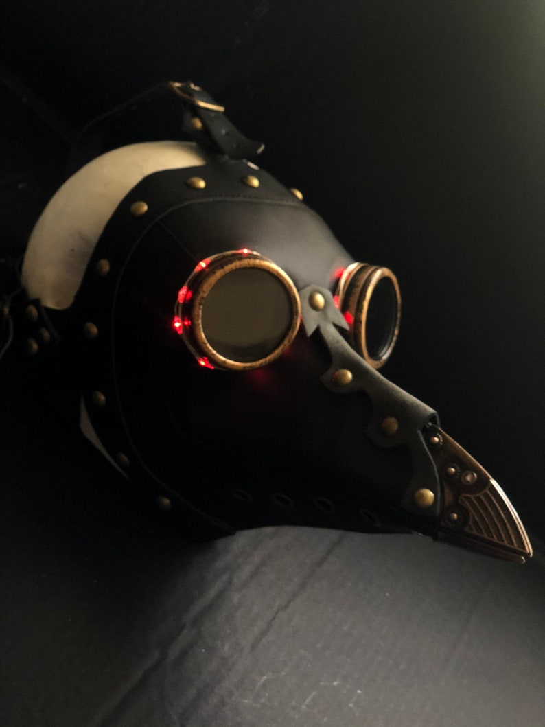 Black Plague Doctor Bird Mask Steampunk Raven Mask Costume | Etsy