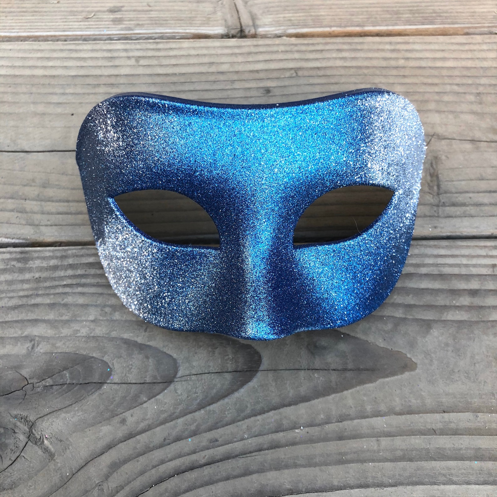 Men Masquerade Mask Midnight Blue Sparkle Men Masquerade - Etsy