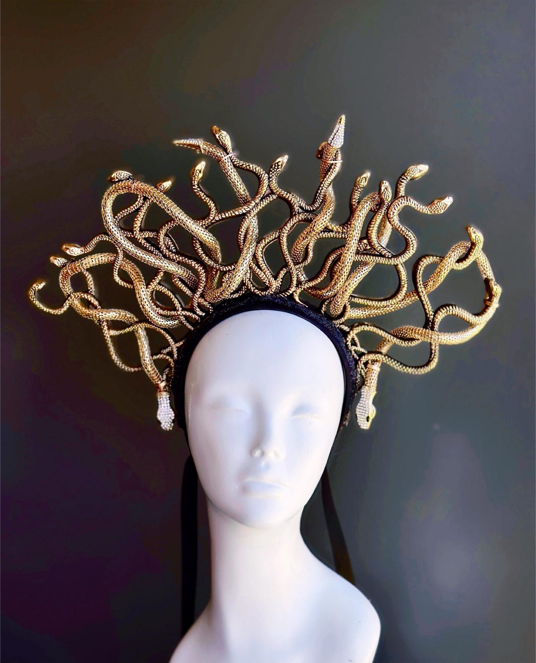 Medusa Costume Accessories, Medusa Headpiece, Medusa Crown for Cosplay, Medusa Halloween Snake ...