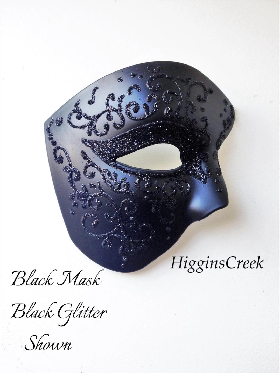 Black Grooms Mask, Black Wedding Masquerade Mask, Wedding Party Mask ...