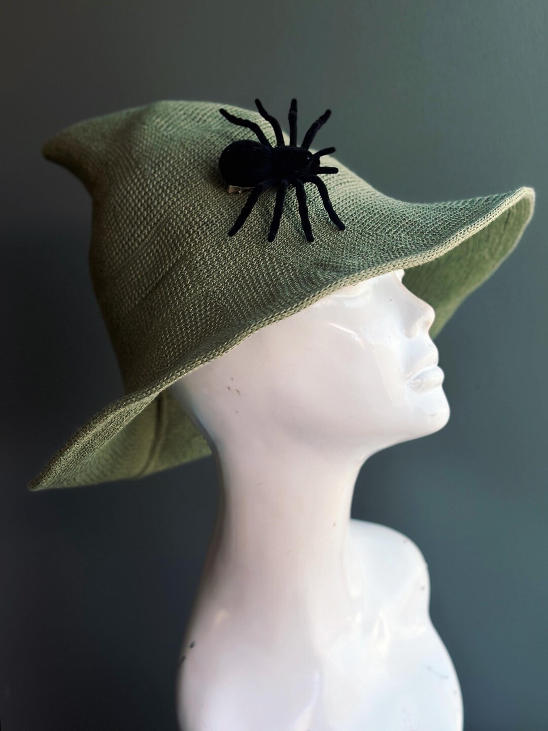 Halloween Costumes - Modern Witchy Hat - Pointed Wide Brim Witch Hat ...