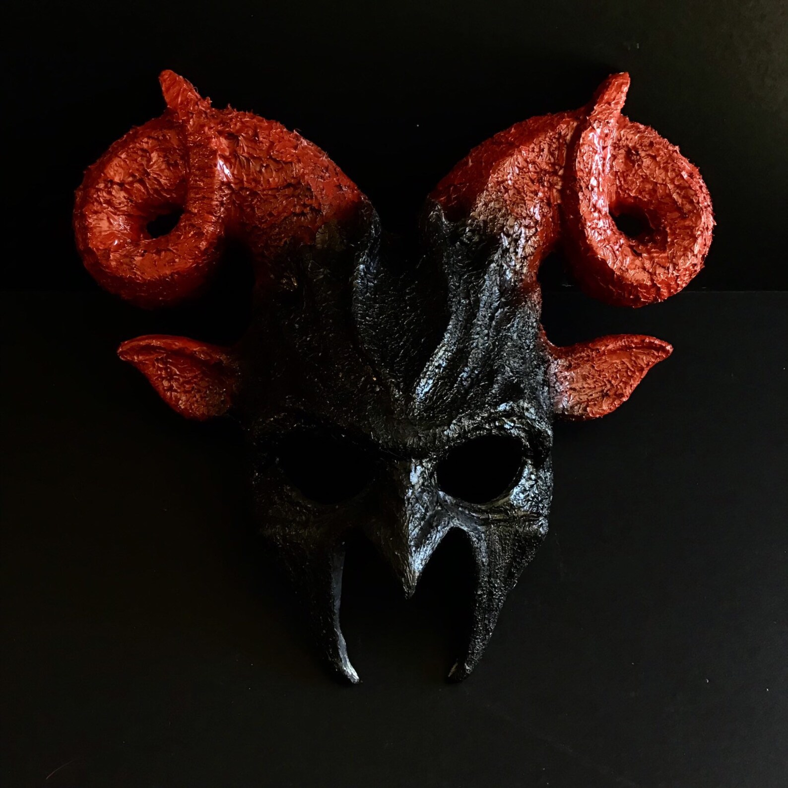 Ram Mythical Creature Mask Faun Satyr Creature Masquerade | Etsy