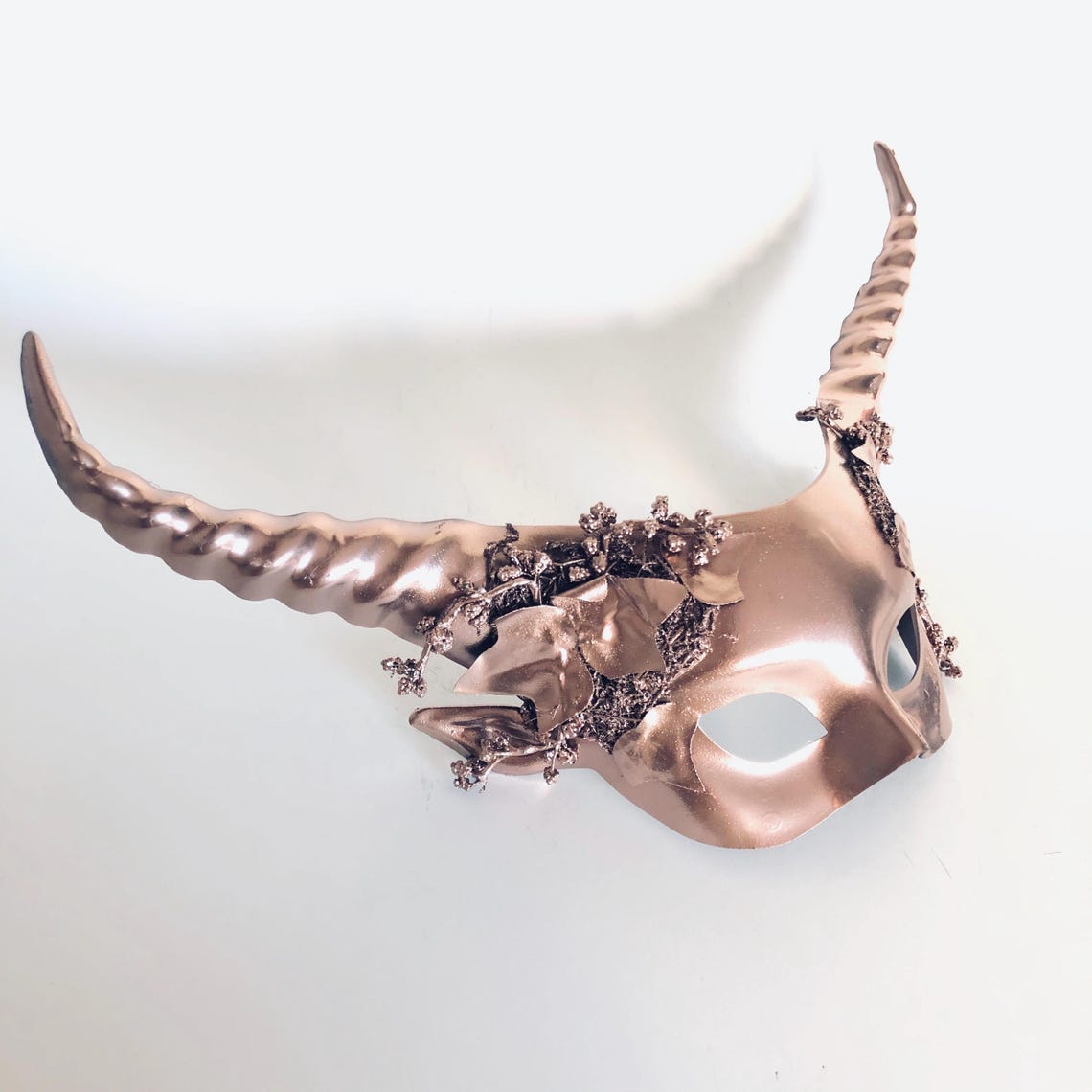 Masquerade Mask Couples L Mythical Creature L Women Horn Headdress L ...