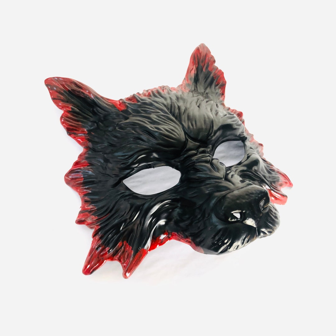 Bloody Halloween Mask Mens Werewolf Mask Halloween Wolf Masquerade ...
