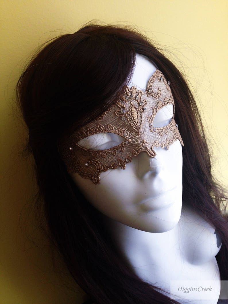 Sexy Gold Halloween Mask Womens Halloween Mask Masquerade | Etsy