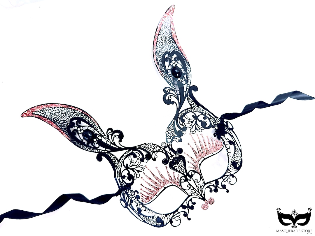 Sexy Bunny Mask Bunny Masquerade Mask, Bunny Costume, Cosplay Party ...