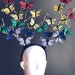 PRIDE Tree of Life Headdress, Rainbow Headpiece PRIDE Butterfly ...