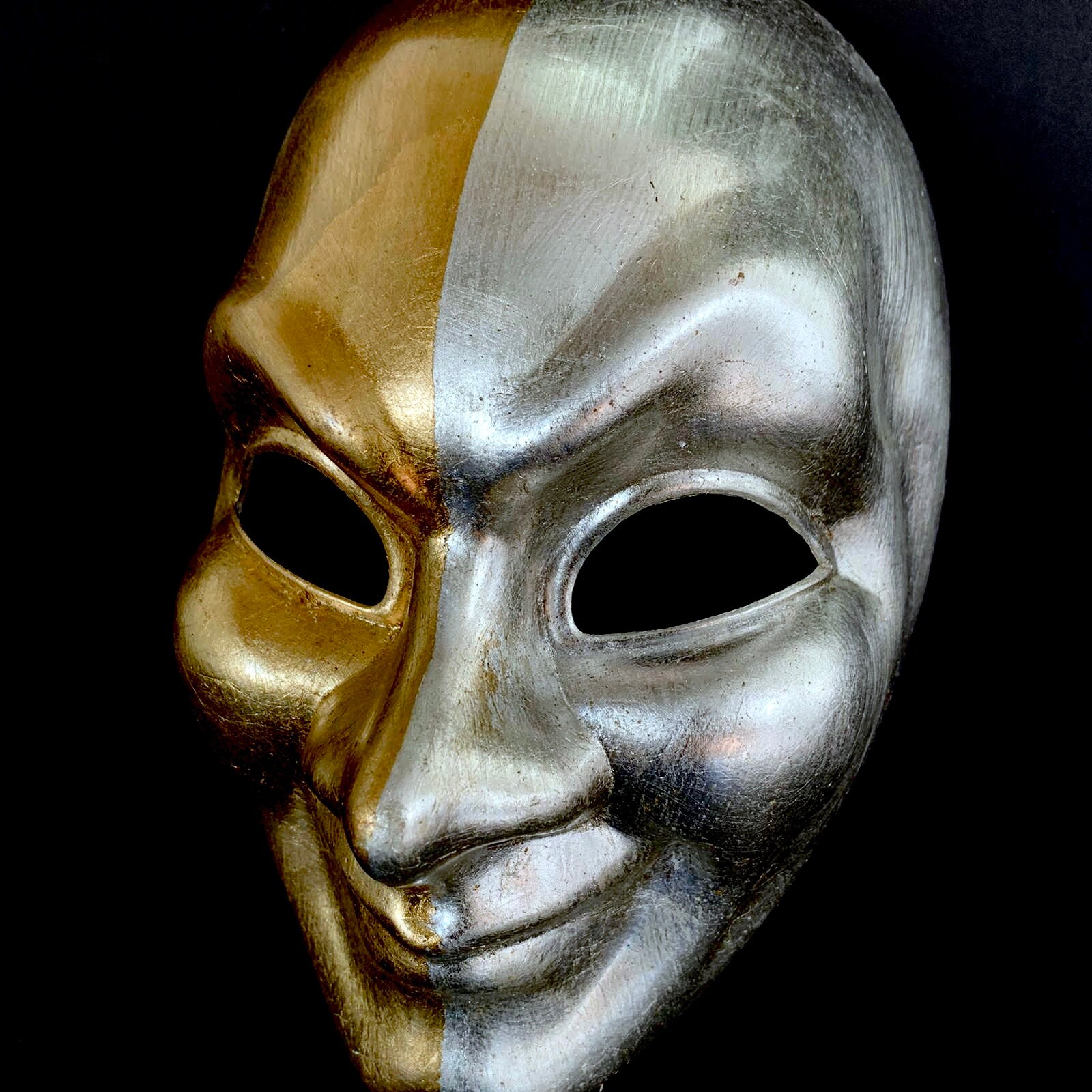 Mens Comedy Mask - DIY Venetian Joker Mask, Commedia Dell'arte Theater ...