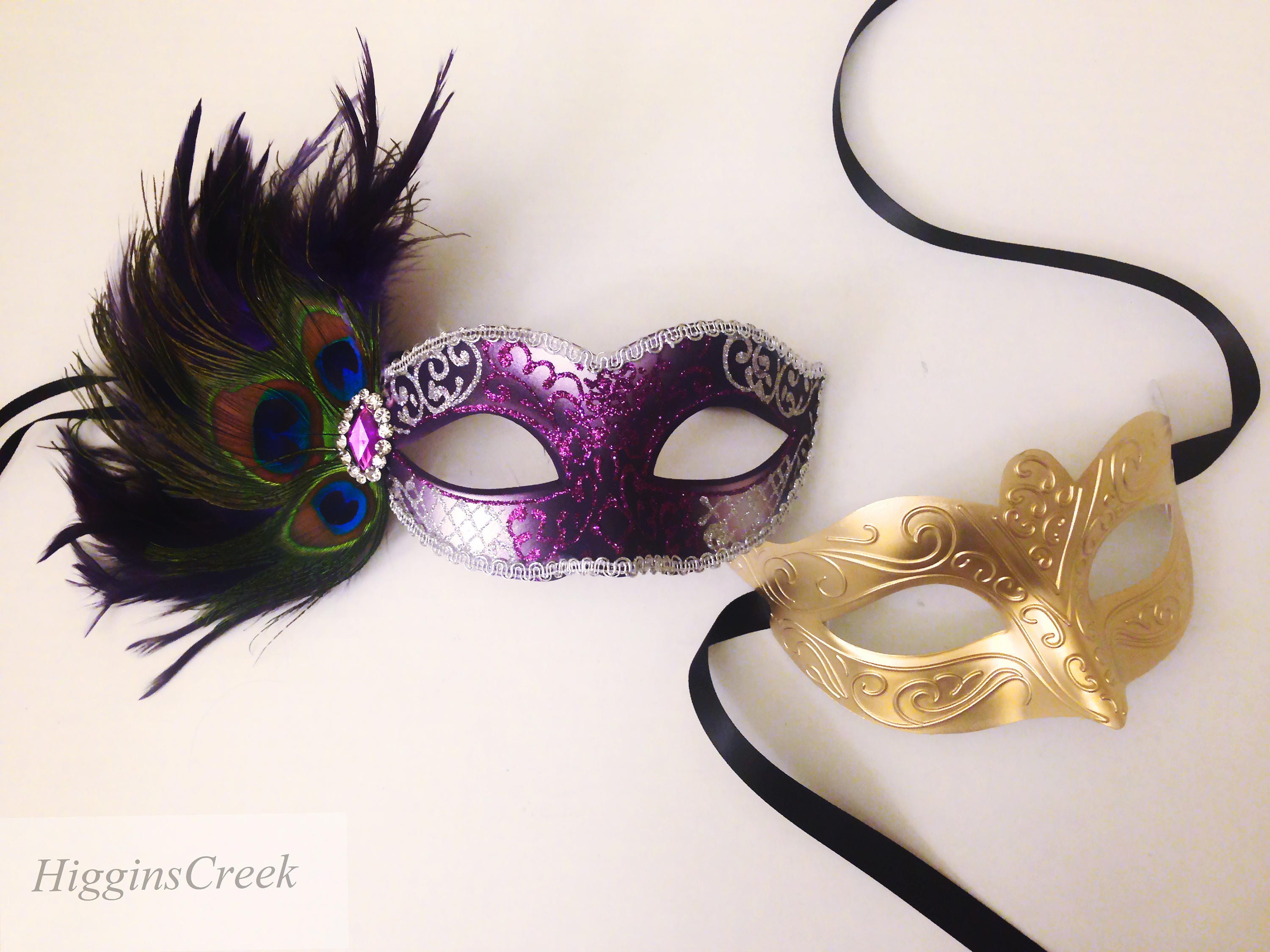 Purple Masquerade Masks For Men