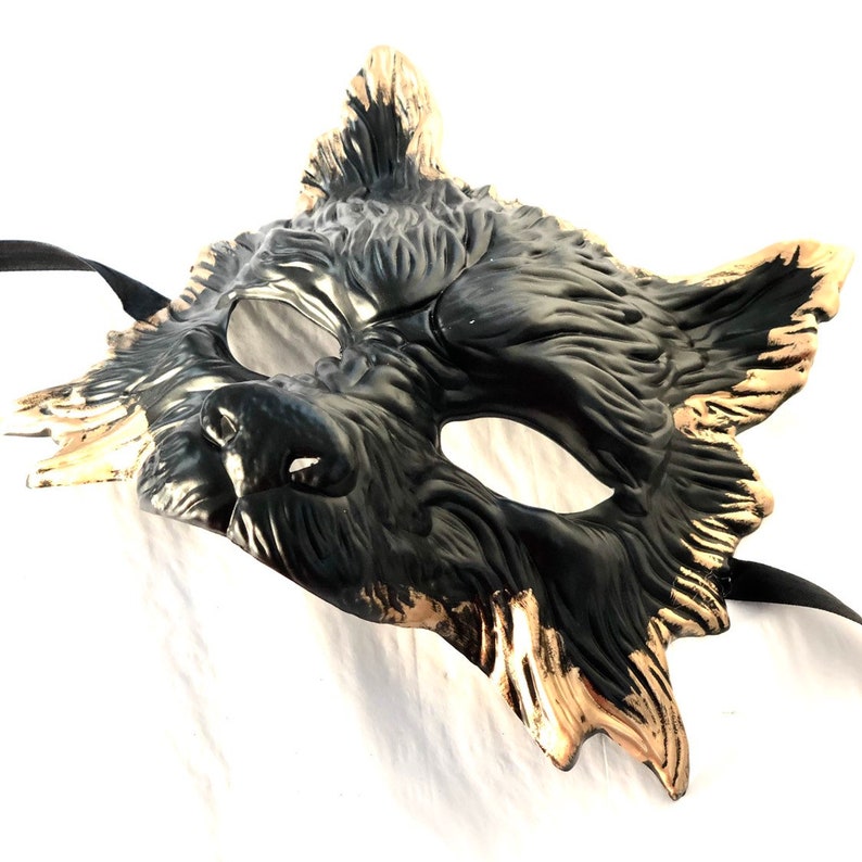 Black Werewolf Mask Halloween Werewolf Costume Mask Wolf Mask | Etsy