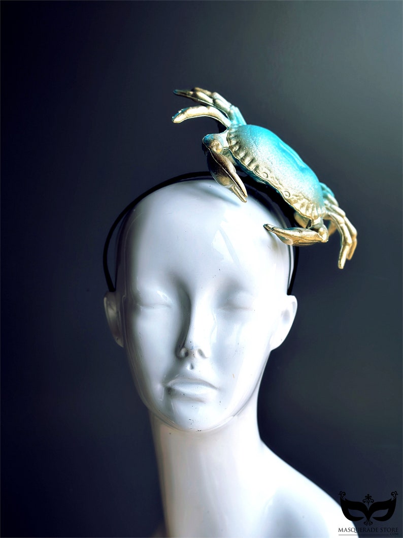 Seafood Festival Crab Headpiece - Red - Etsy