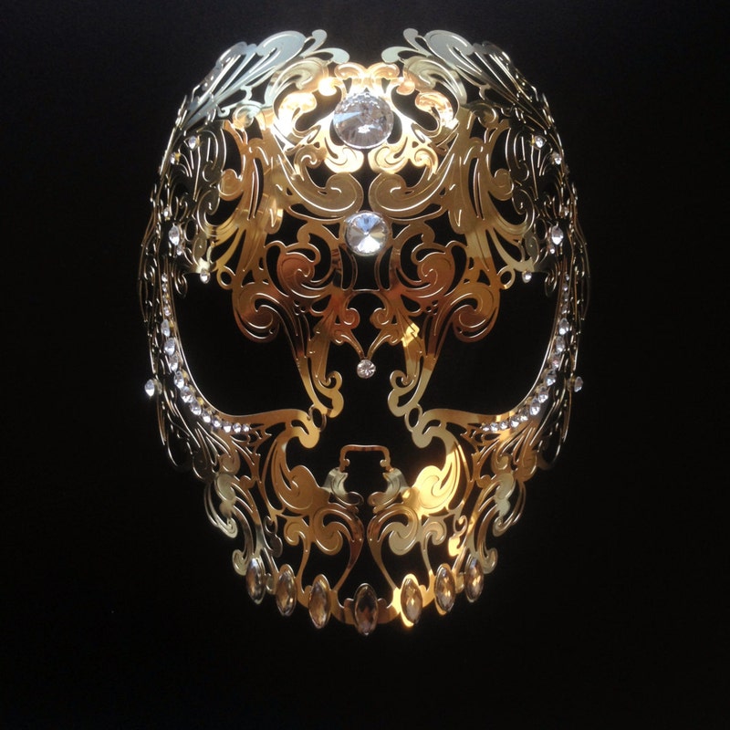 Metal Filigree Mens Mask - Etsy