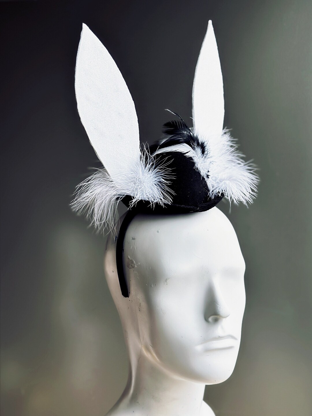 Easter Hat for Boys and Men White Black Easter Rabbit Hat for Kids and ...