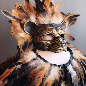 Lions Mane Costume, Lion's Mane Mask, Lion Costume, Lion Mask, Animal ...