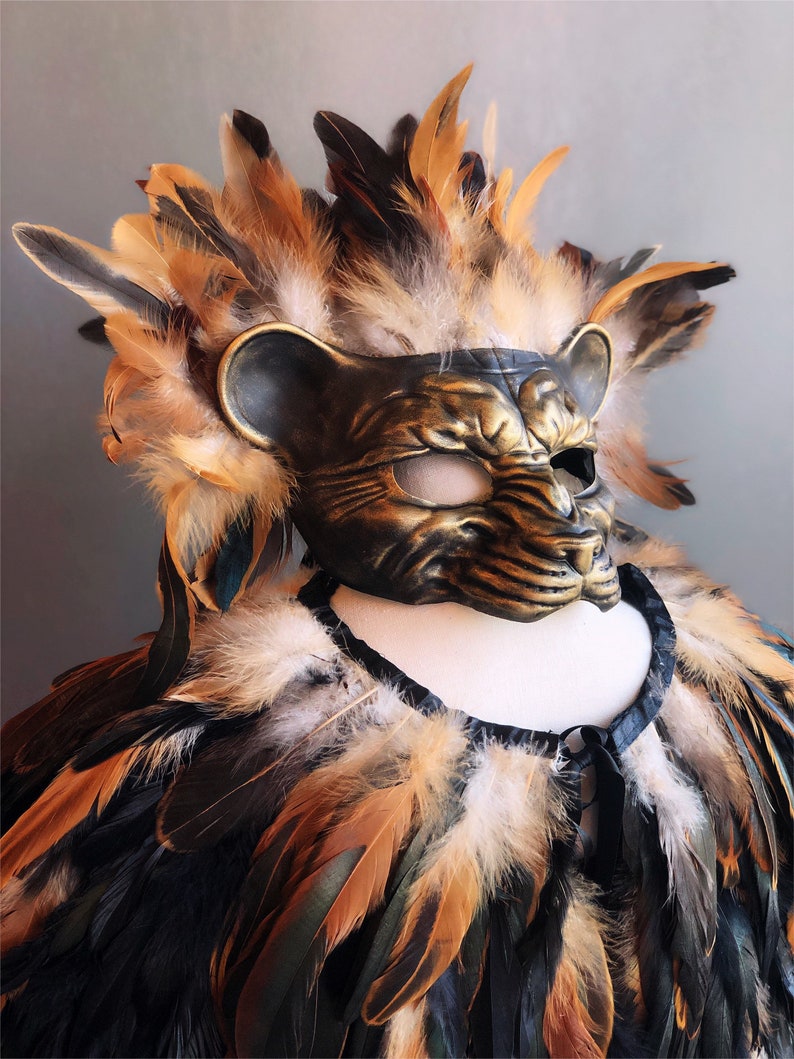 Lions Mane Costume, Lion's Mane Mask, Lion Costume, Lion Mask, Animal ...