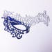 Sapphire & Silver Theme Half Face Masquerade Mask, Lace Masquerade ...