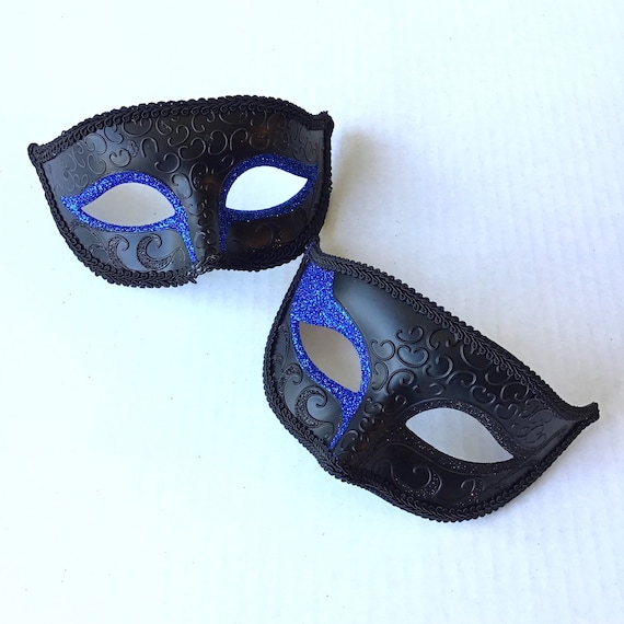 Royal Blue Masquerade Masks For Men