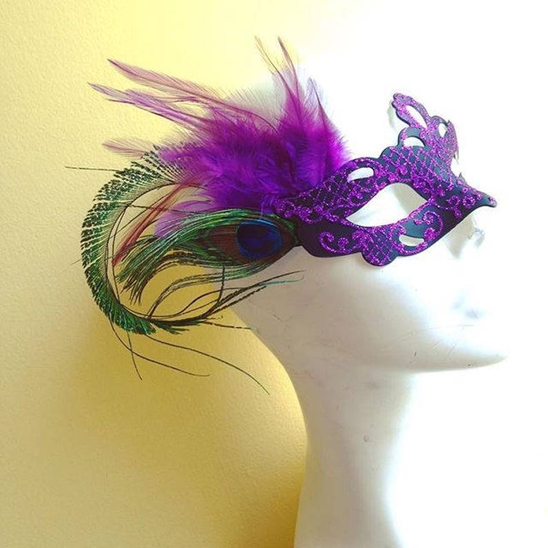 Girls Purple Costume Mask Girls Halloween Masks Purple Girls - Etsy